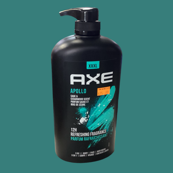 AXE APOLLO XXXL 3 IN 1 BODY , FACE AND HAIR WASH – THE HOME EXPO